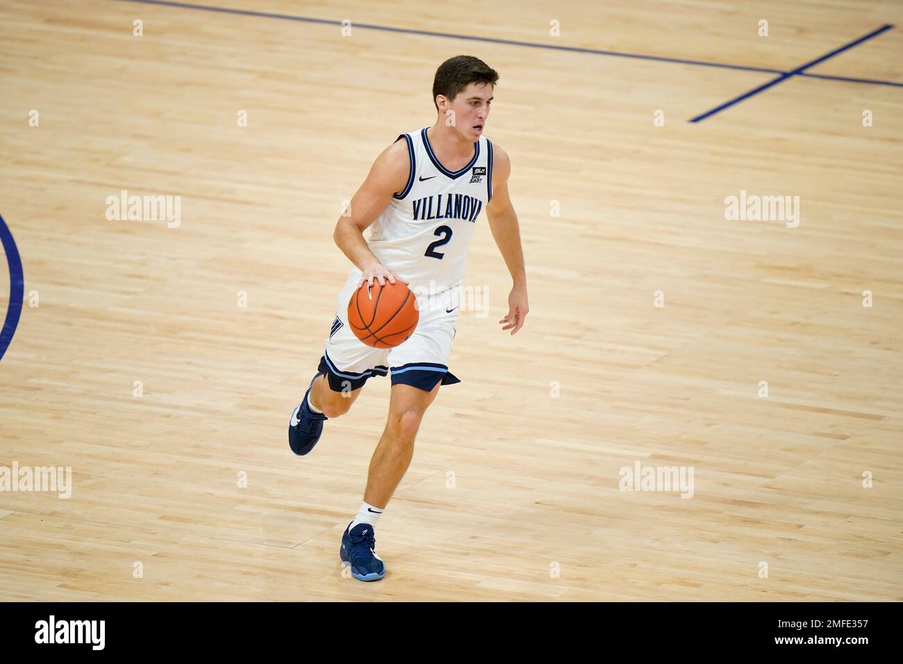 Villanova's Collin Gillespie plays during an NCAA college basketball ...