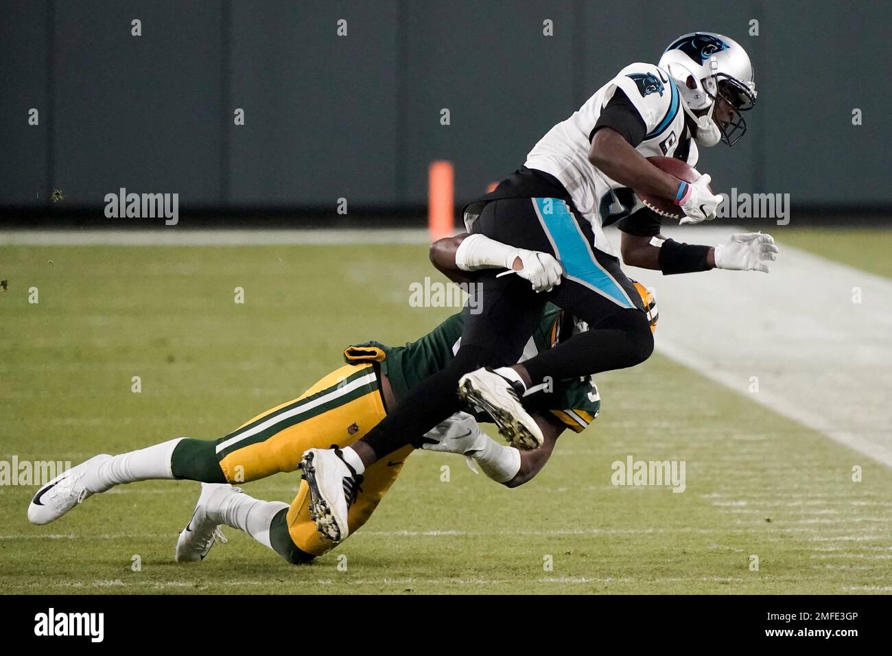 Green Bay Packers' Adrian Amos stops Carolina Panthers' Teddy ...