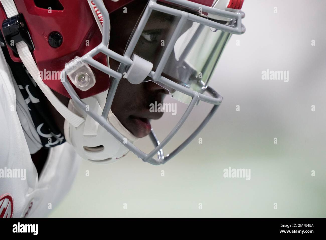Alabama running back Roydell Williams (23) warms up before the first ...