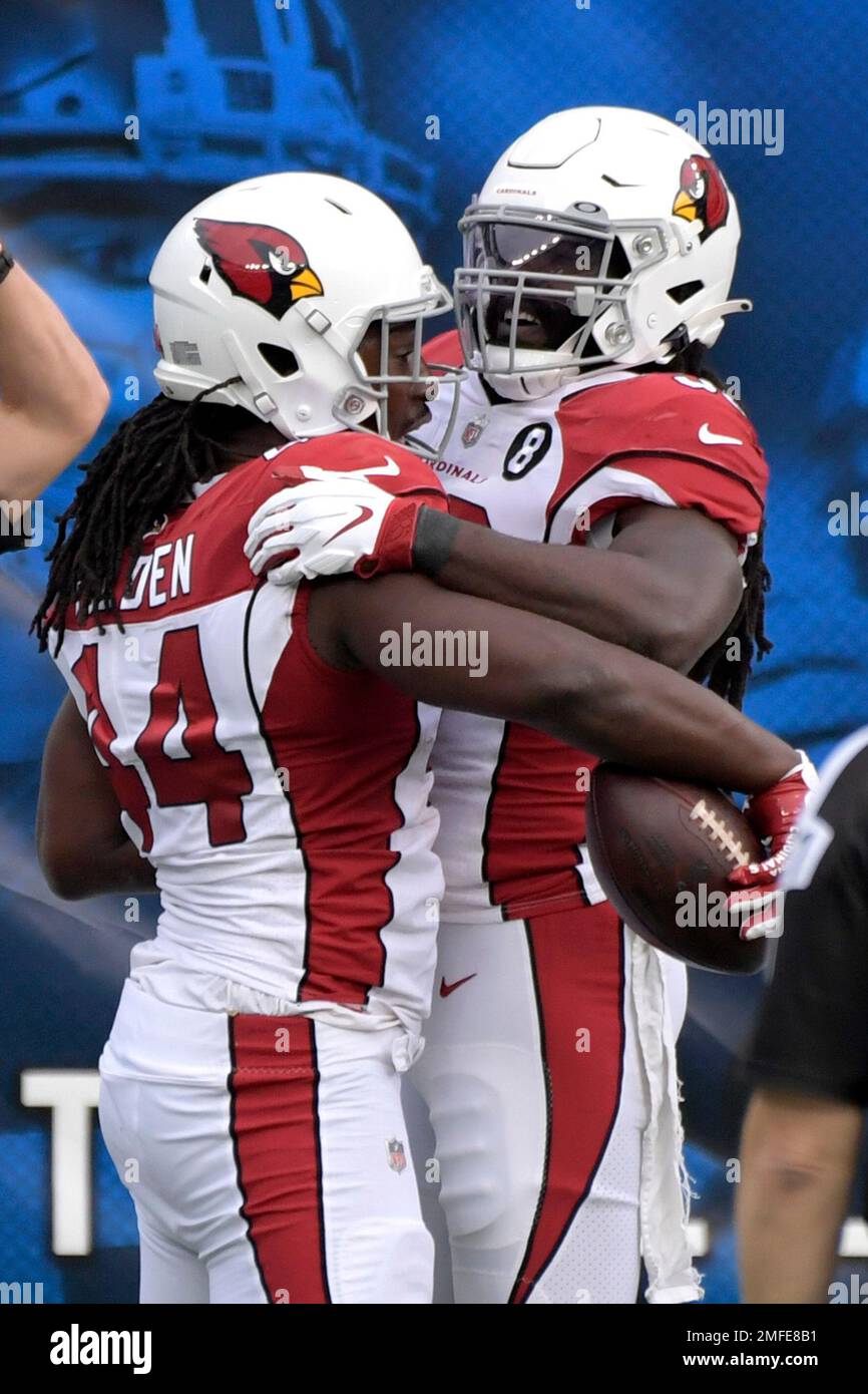 Arizona Cardinals Markus Golden (44) celebrates recovering a fumble ...