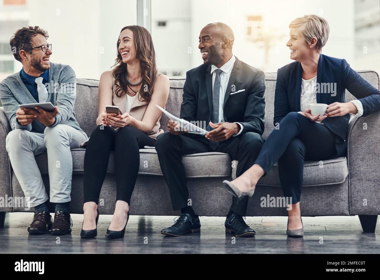 Getting the ball rolling on their next success. Full length shot of a ...