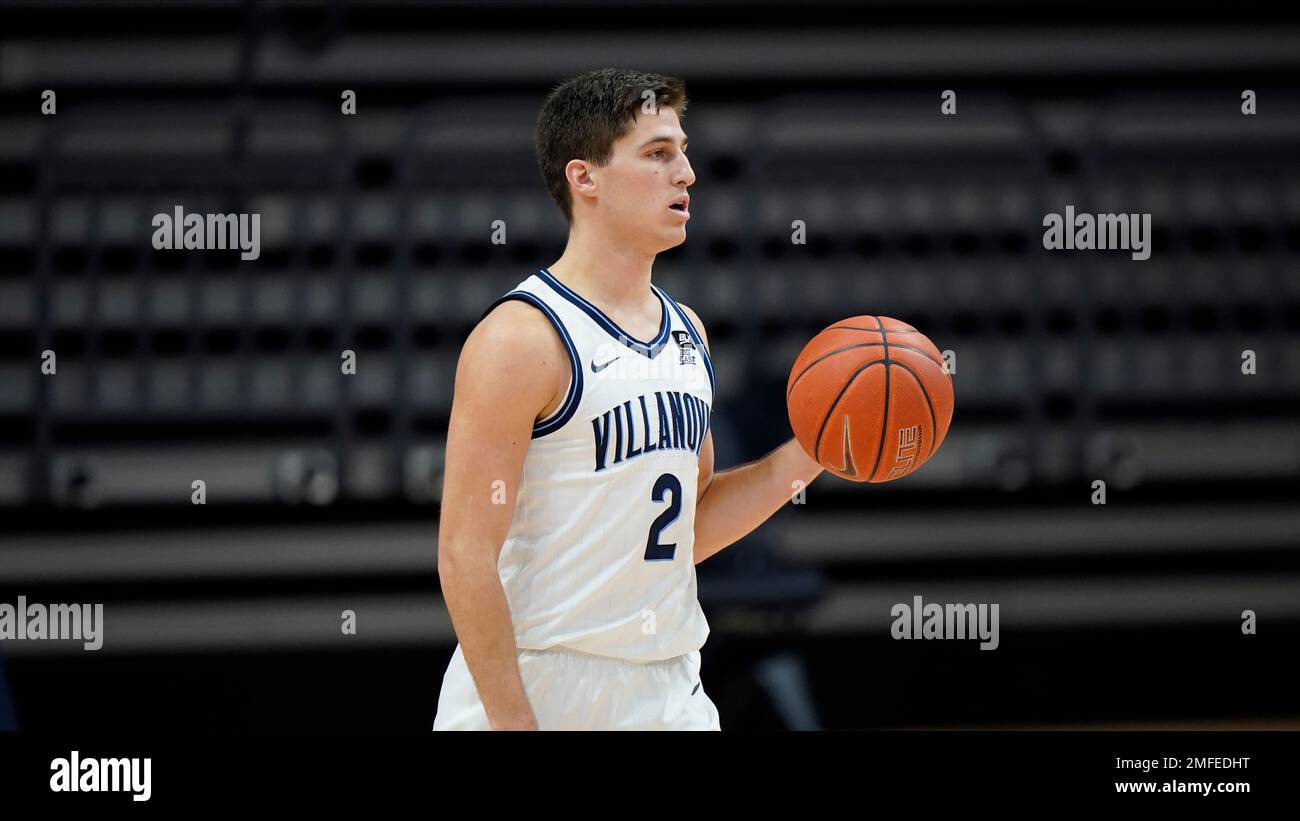 Villanova's Collin Gillespie plays during an NCAA college basketball ...
