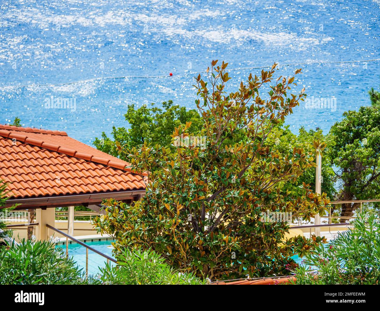 A beautiful view of a recreational area and a place to relax on the ...