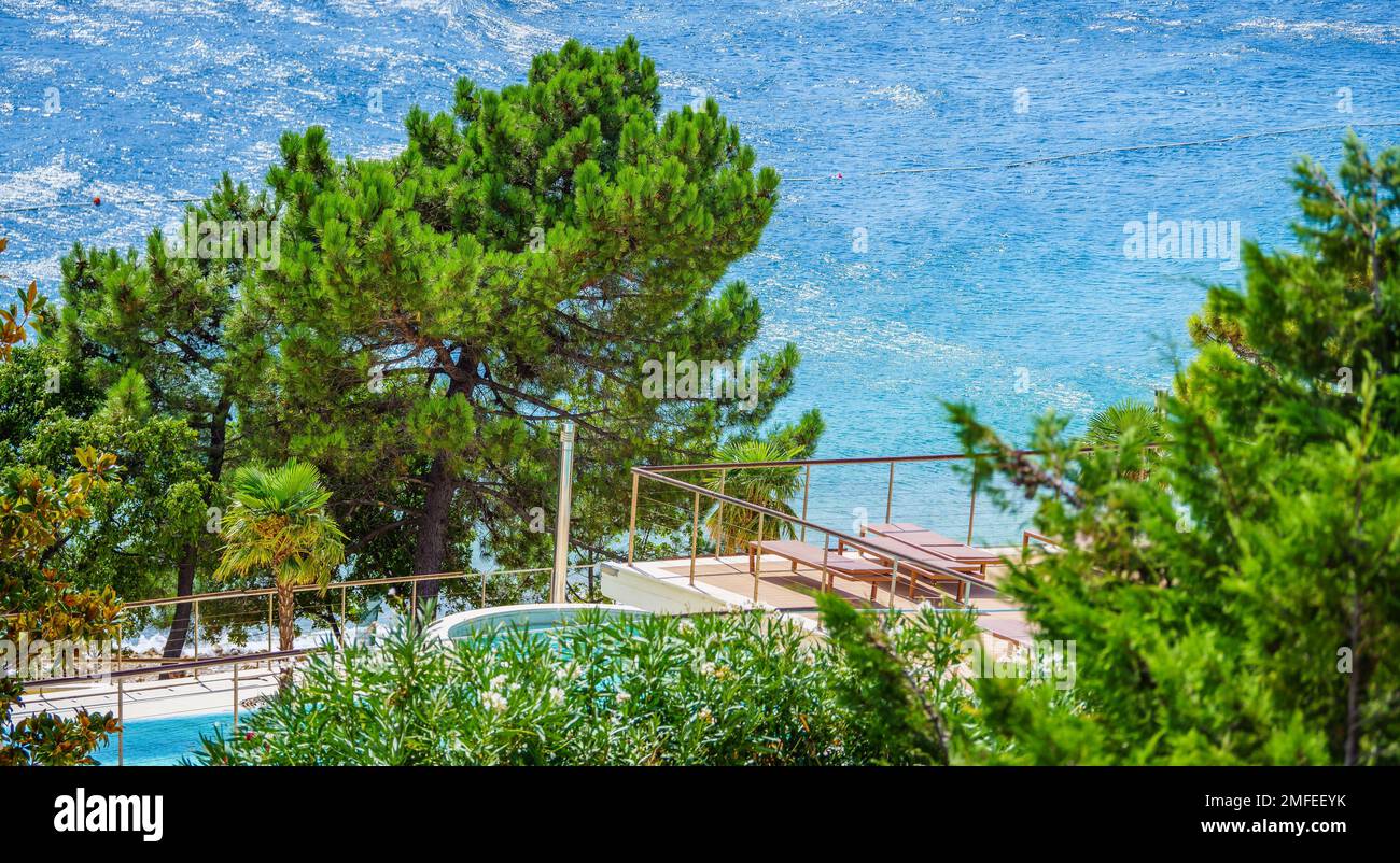 A beautiful view of a recreational area and a place to relax on the ...