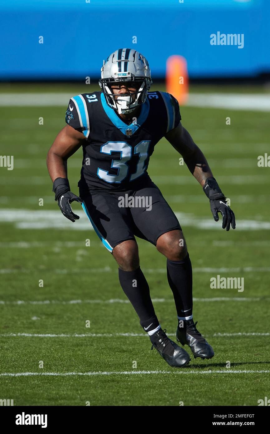 Carolina Panthers safety Juston Burris (31) during an NFL football game against the Denver ...
