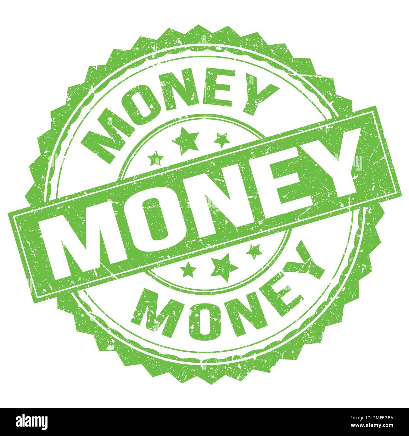 MONEY text written on green round stamp sign Stock Photo - Alamy