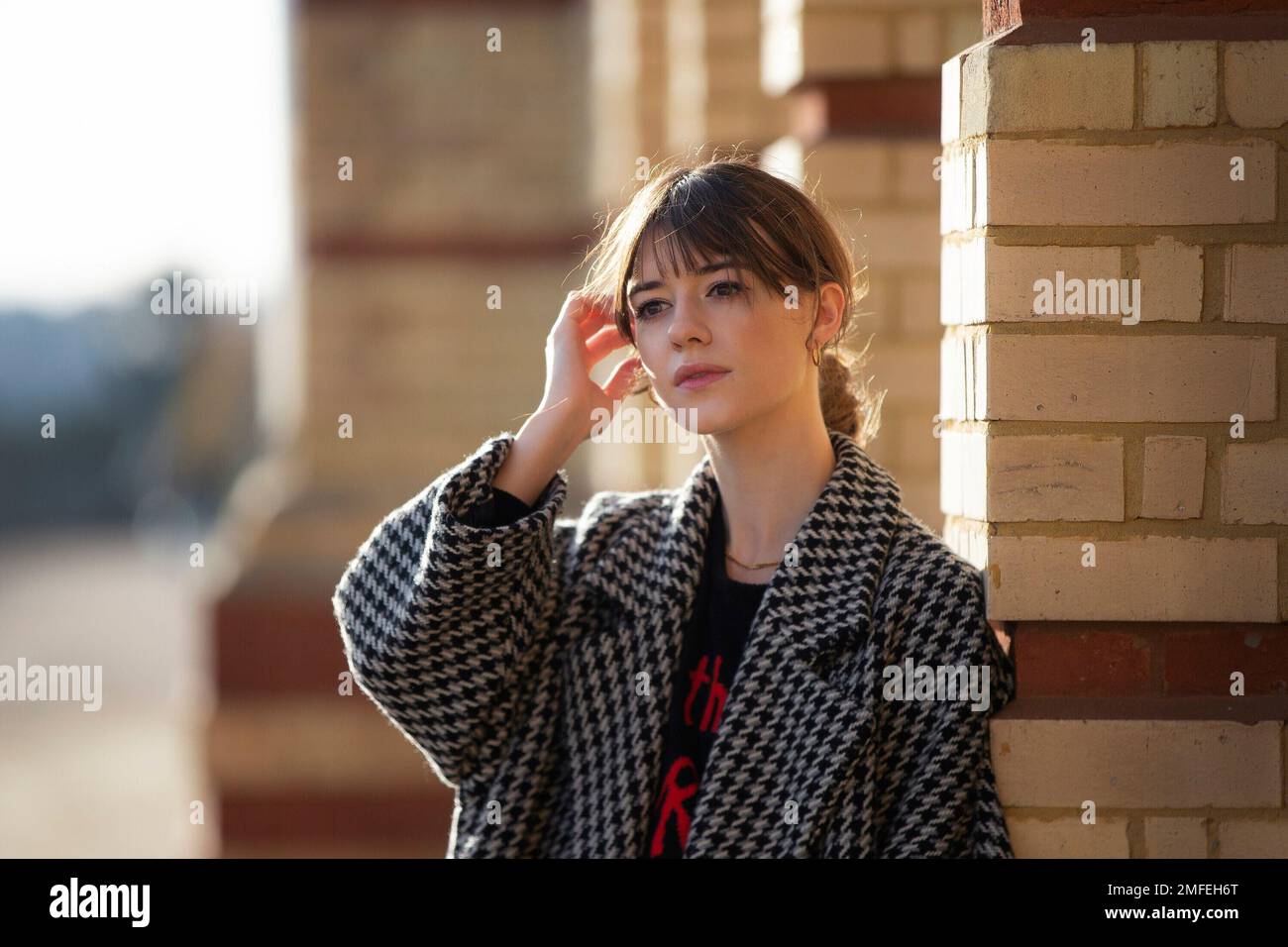 Actress Daisy Edgar-Jones poses for portraits in a north London park ...
