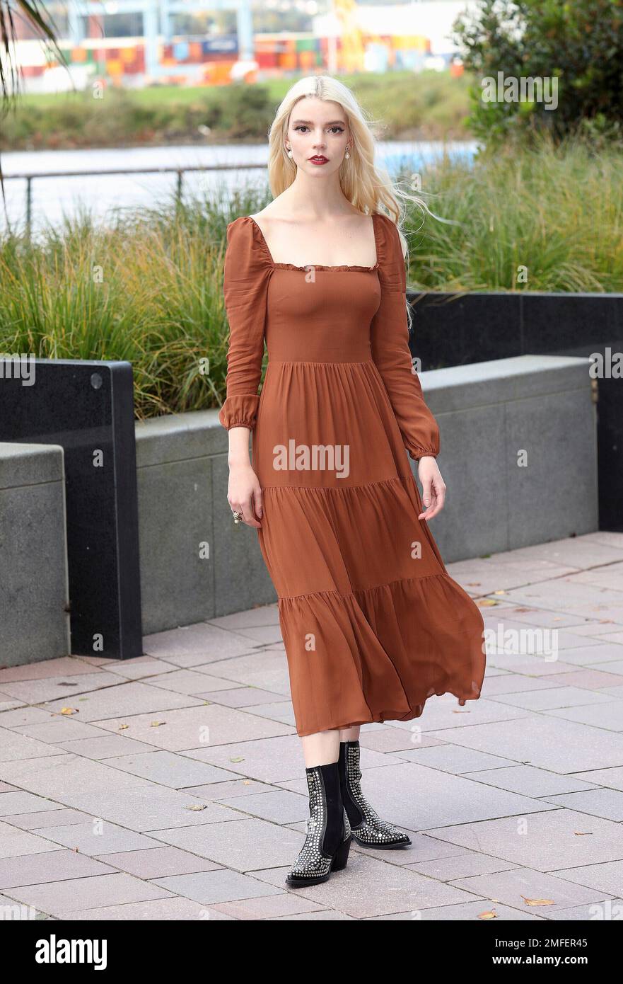 Anya Taylor-Joy poses for a portrait in Belfast's Titanic area in ...