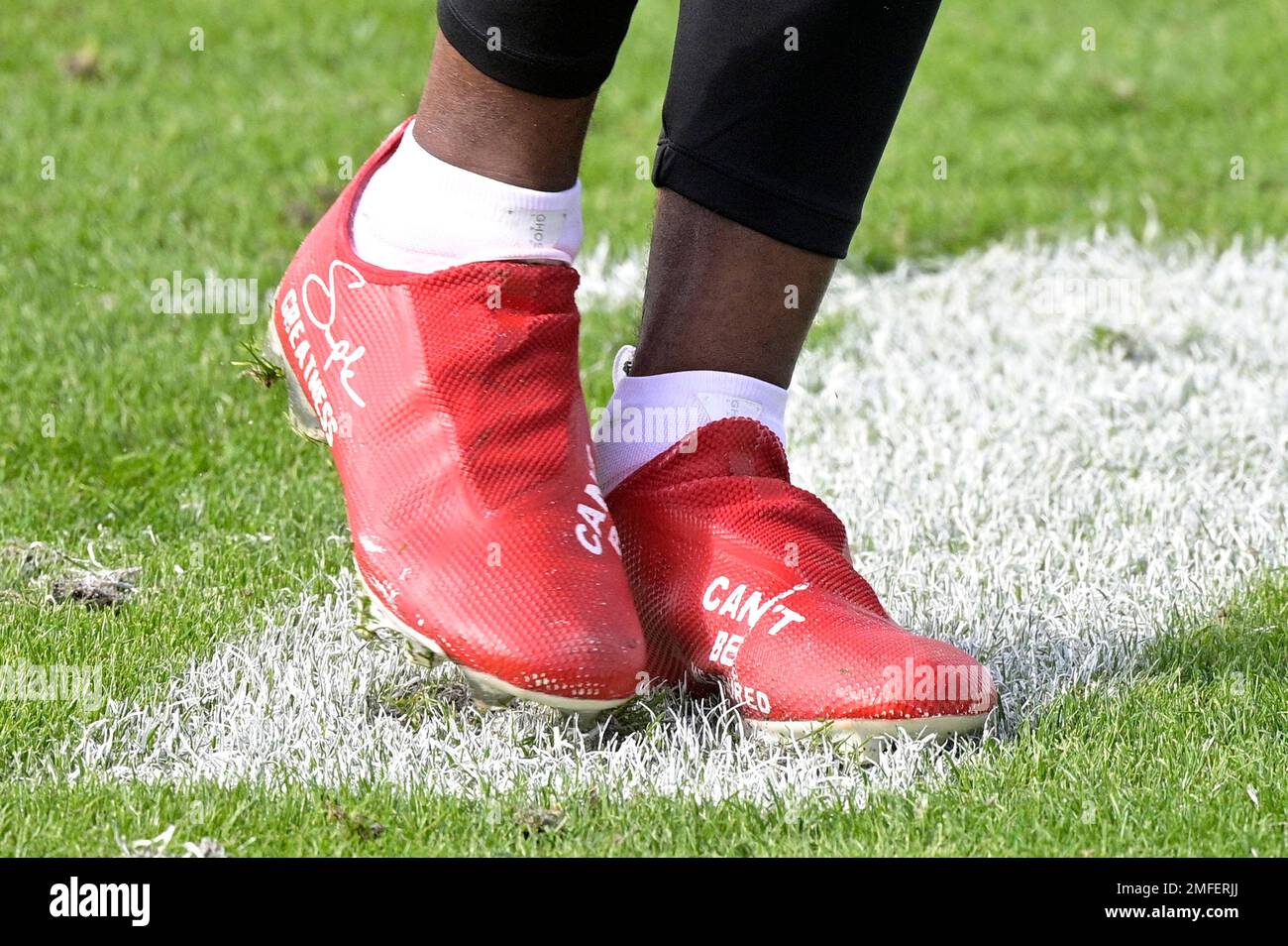 Tennessee Titans cornerback Tye Smith wears his My Cause My Cleats ...