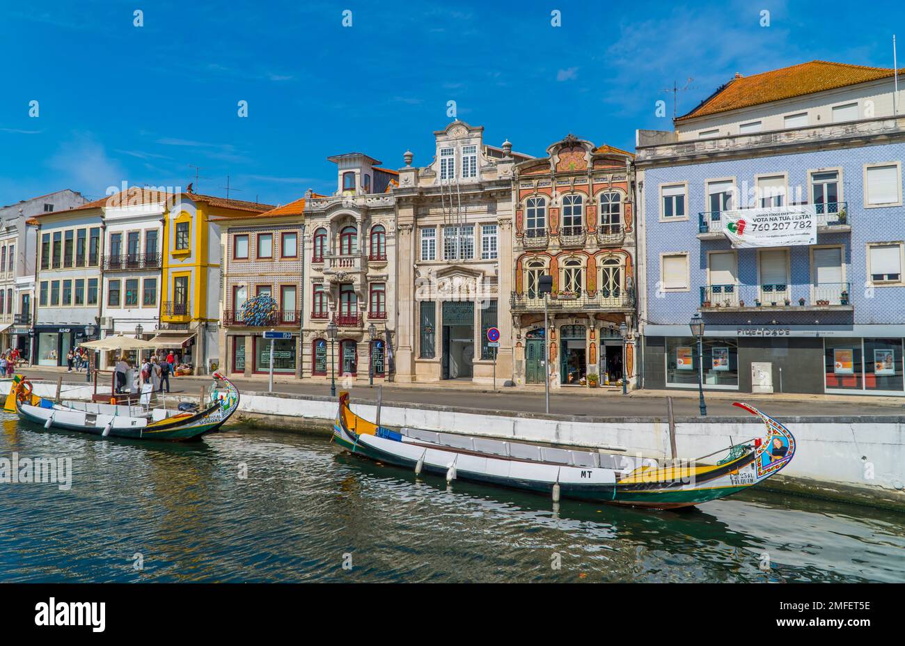 Traditional Boats in Aveiro, Portugal Stock Photo - Alamy