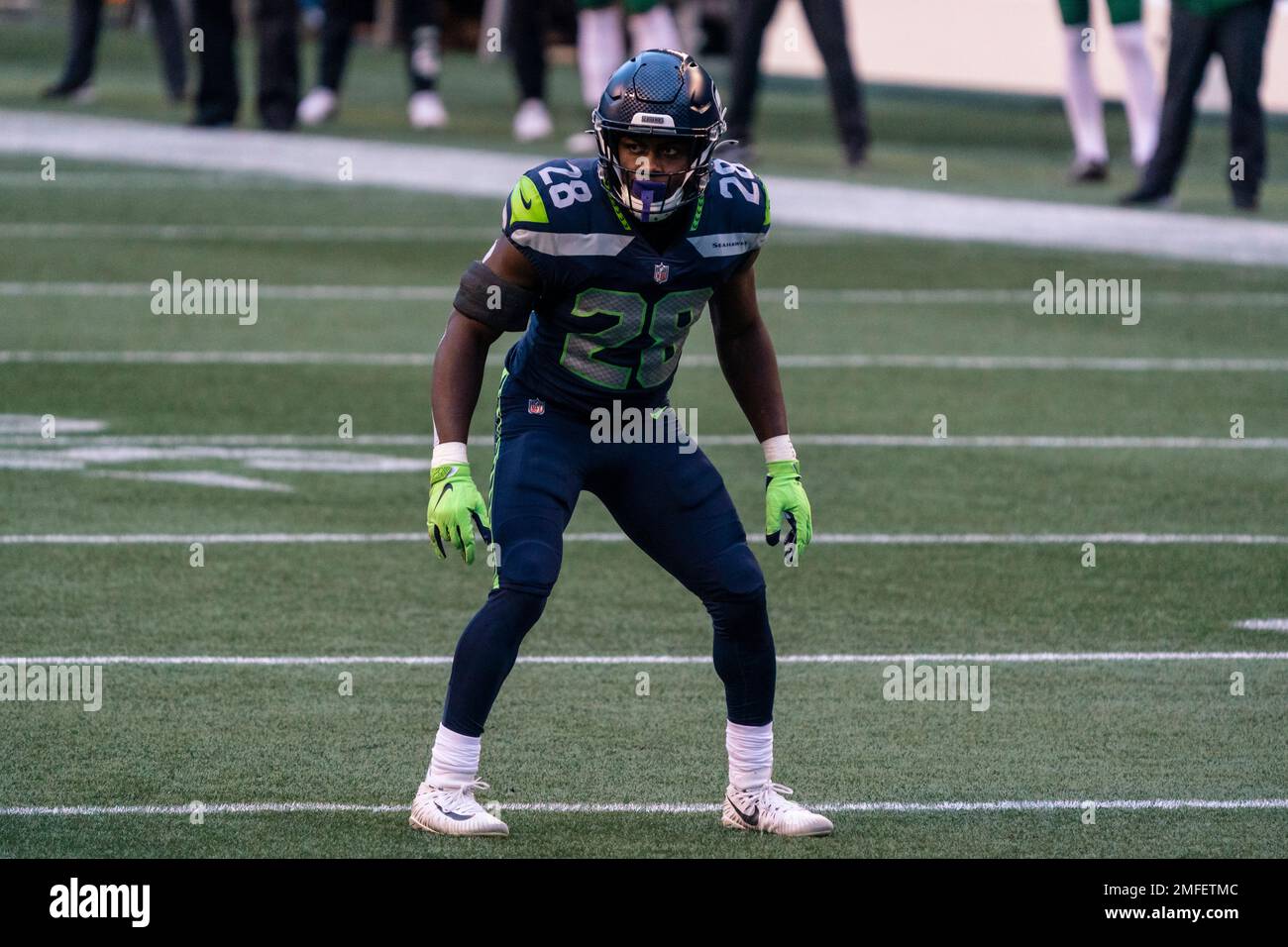 Seattle Seahawks defensive back Ugo Amadi is pictured during the second ...