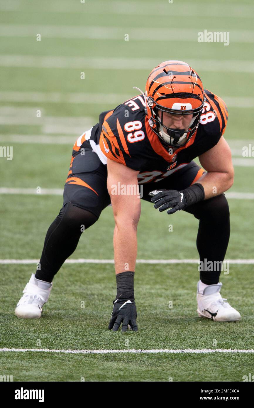 Cincinnati Bengals tight end Drew Sample (89) during an NFL football ...