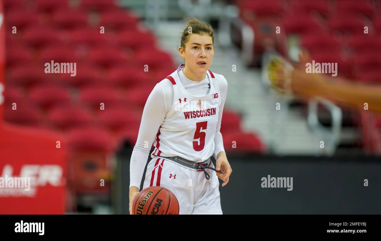 Wisconsin's Julie Pospisilova (5) during the second half of an NCAA ...