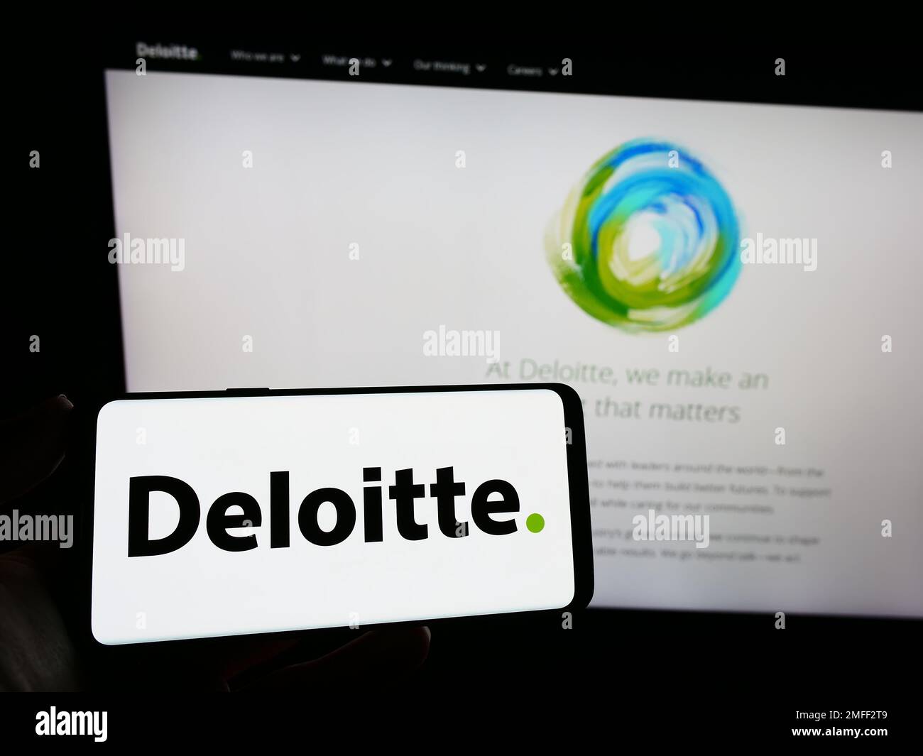 Deloitte logo hi-res stock photography and images - Alamy