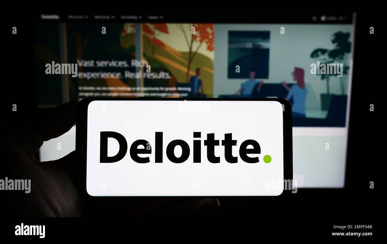 Deloitte logo hi-res stock photography and images - Alamy