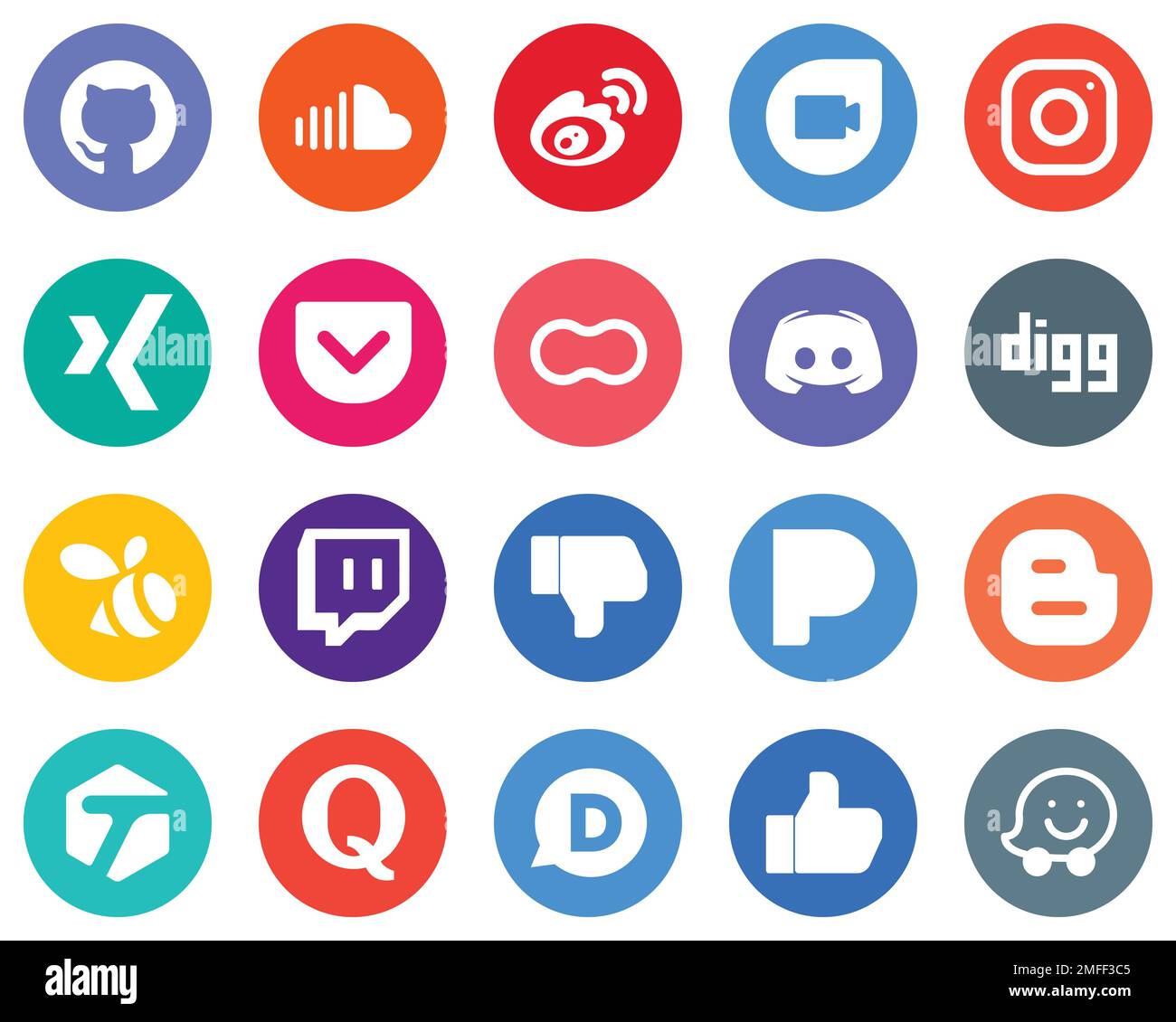 Discord white logo hi-res stock photography and images - Alamy