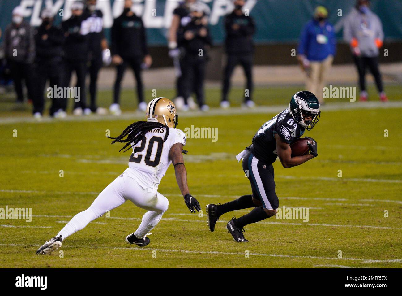 Philadelphia Eagles' Greg Ward plays during the second half of an NFL ...