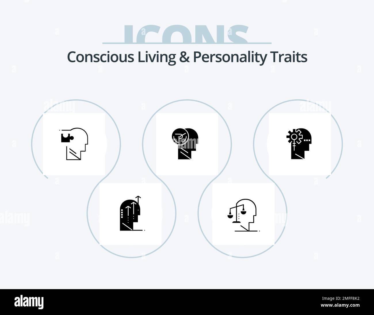 Concious Living And Personality Traits Glyph Icon Pack 5 Icon Design ... Concious Living And Personality Traits Glyph Icon Pack 5 Icon Design ...
