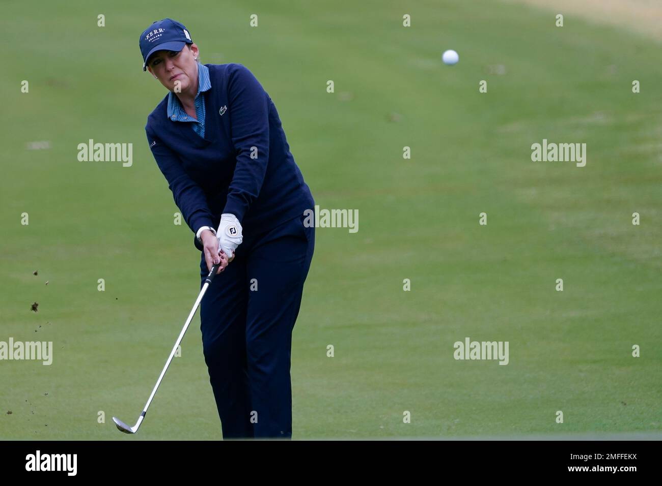 Cristie Kerr hits on the first fairway during the third round of the U ...