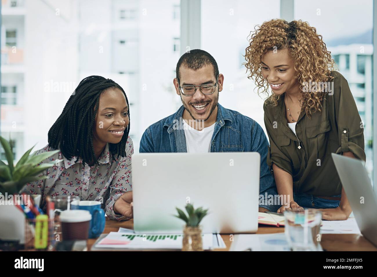 The team responsible for setting up a social media campaign. a group of ...