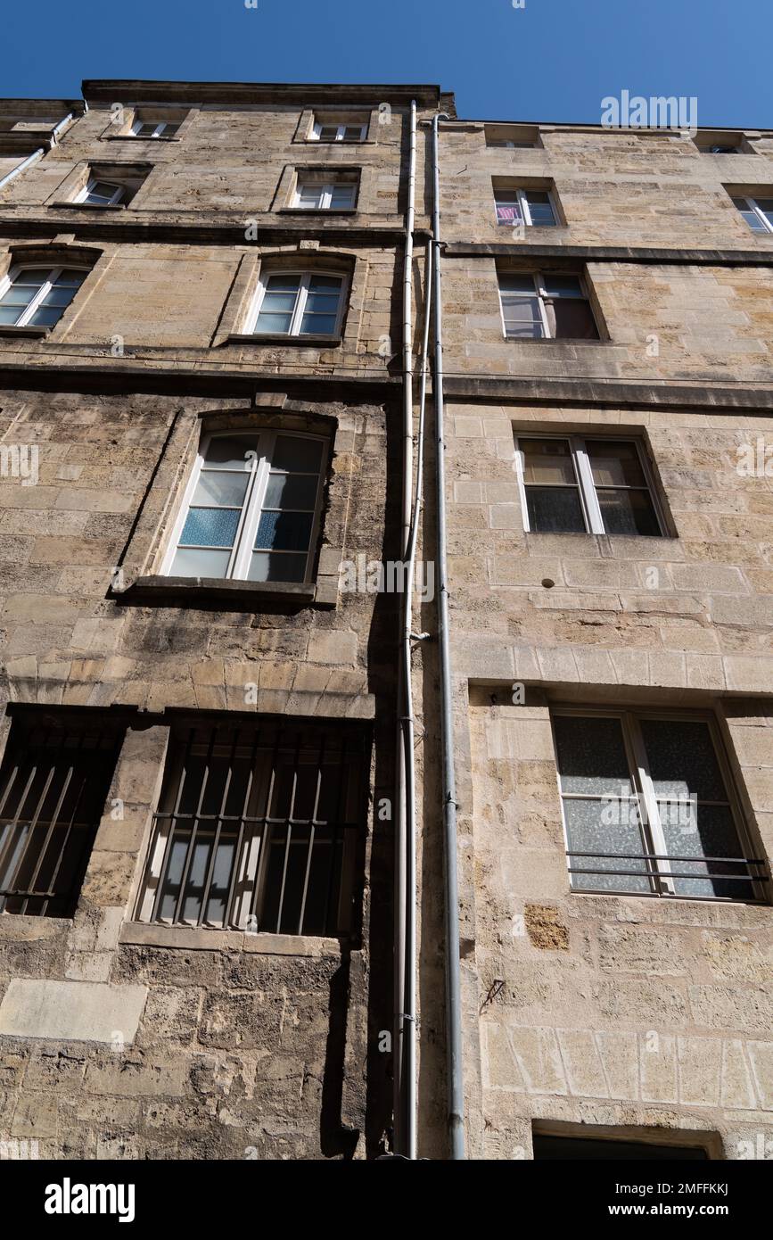 pressure water facade house in exterior dirty one before and after ...