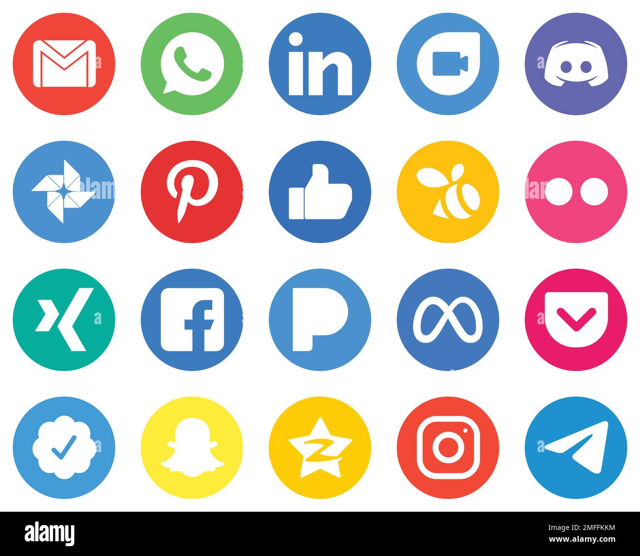 Facebook Logo Vector Flat