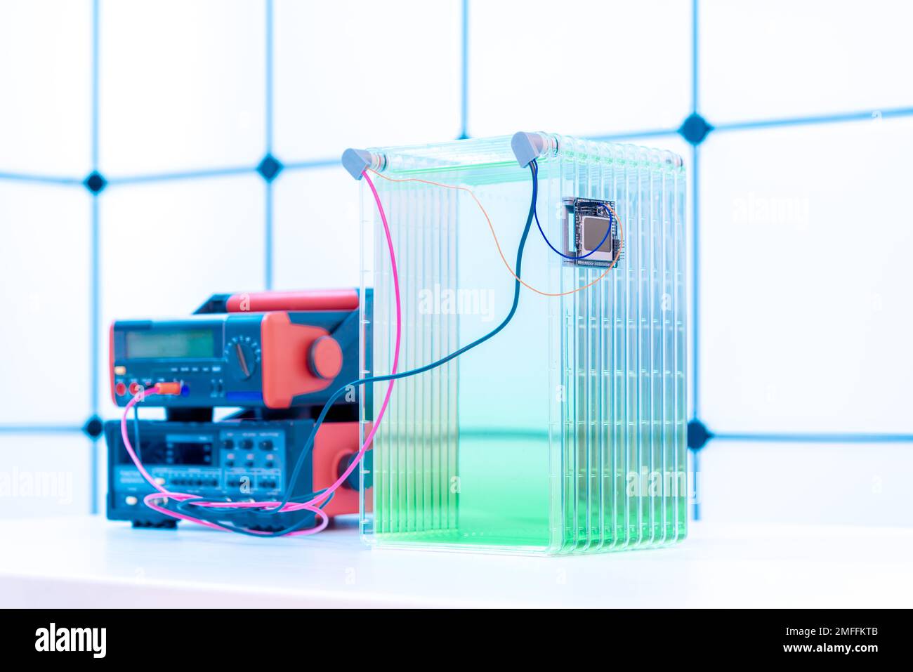Experimental bioreactor for the degradation of household and industrial ...