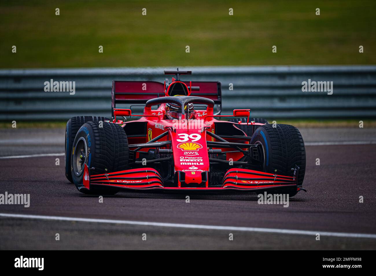 #39 Robert Shwartzman, Scuderia Ferrari during a test with the old 2021 ...