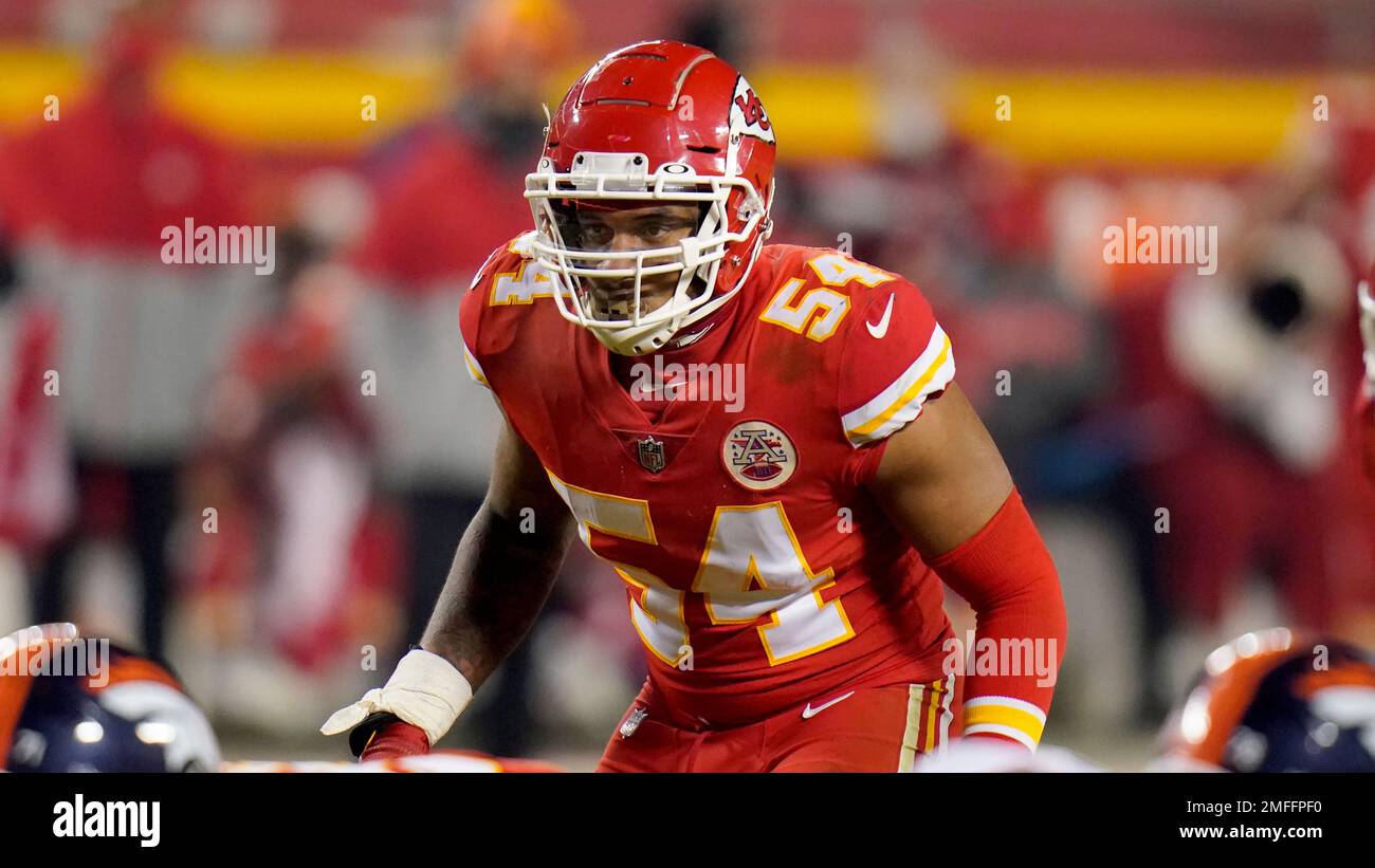 Kansas City Chiefs linebacker Damien Wilson in action during the second ...