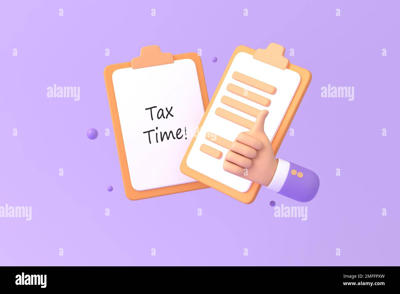 Tax Day Reminder Concept. Businessman submit tax by online concept ...