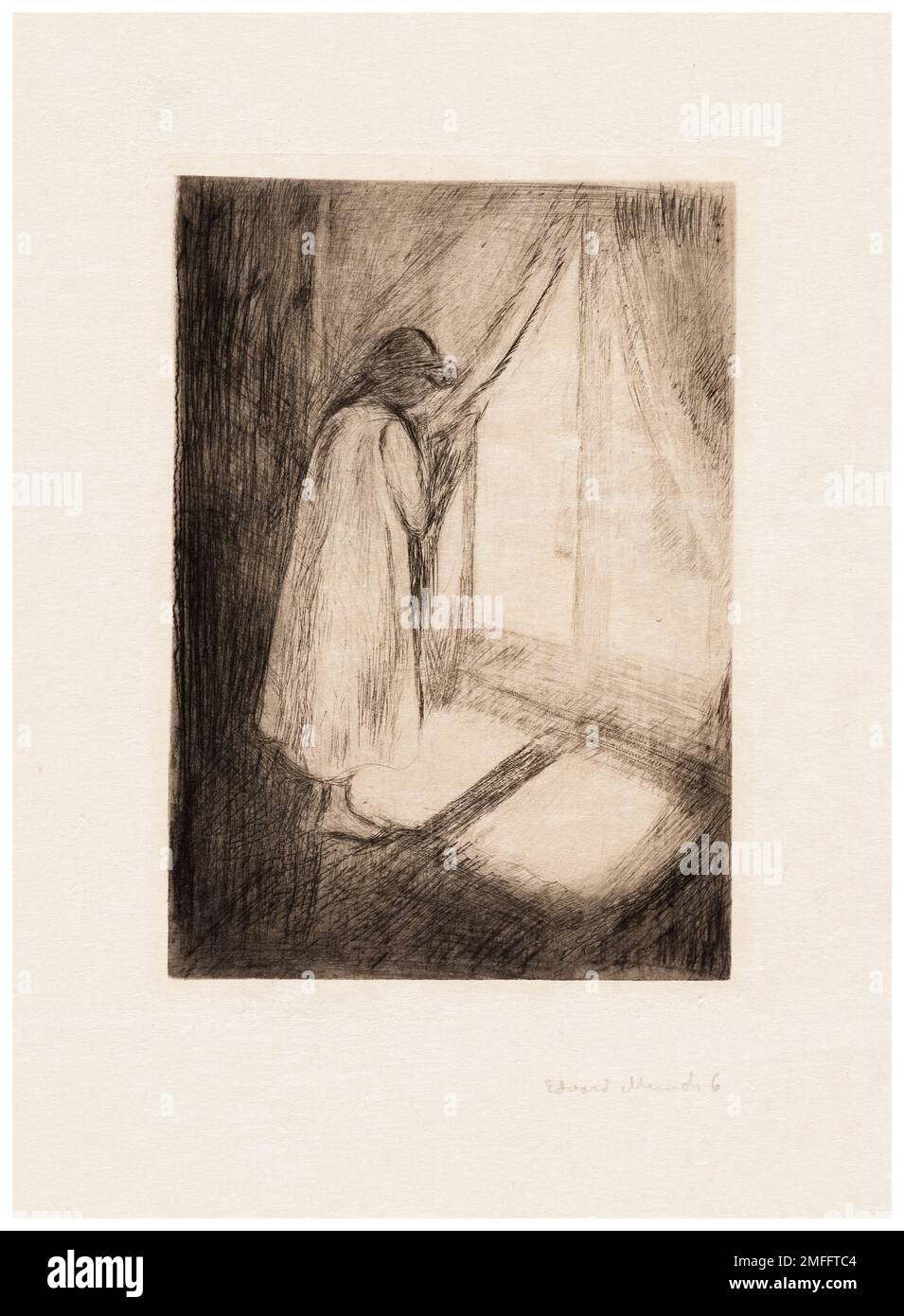 19th century girl window Cut Out Stock Images & Pictures - Alamy