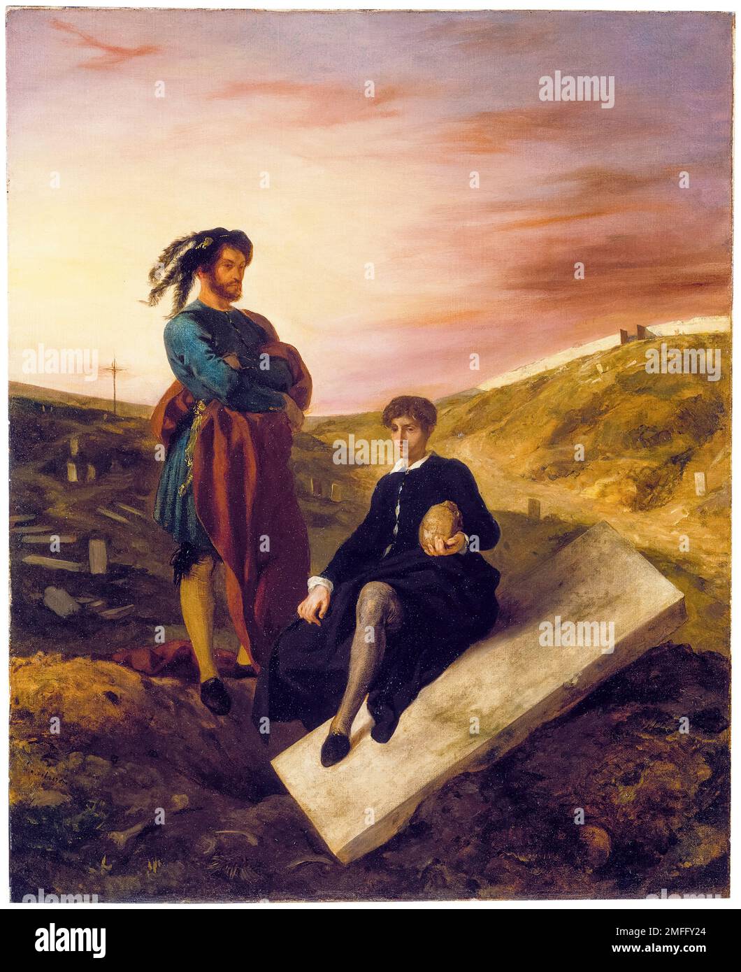 Hamlet Skull Painting