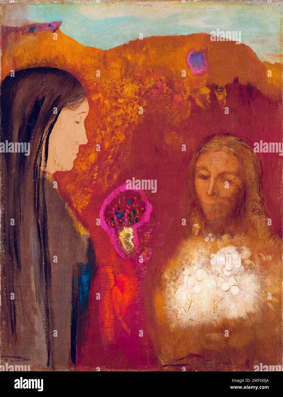 Odilon redon christ painting hi-res stock photography and images - Alamy
