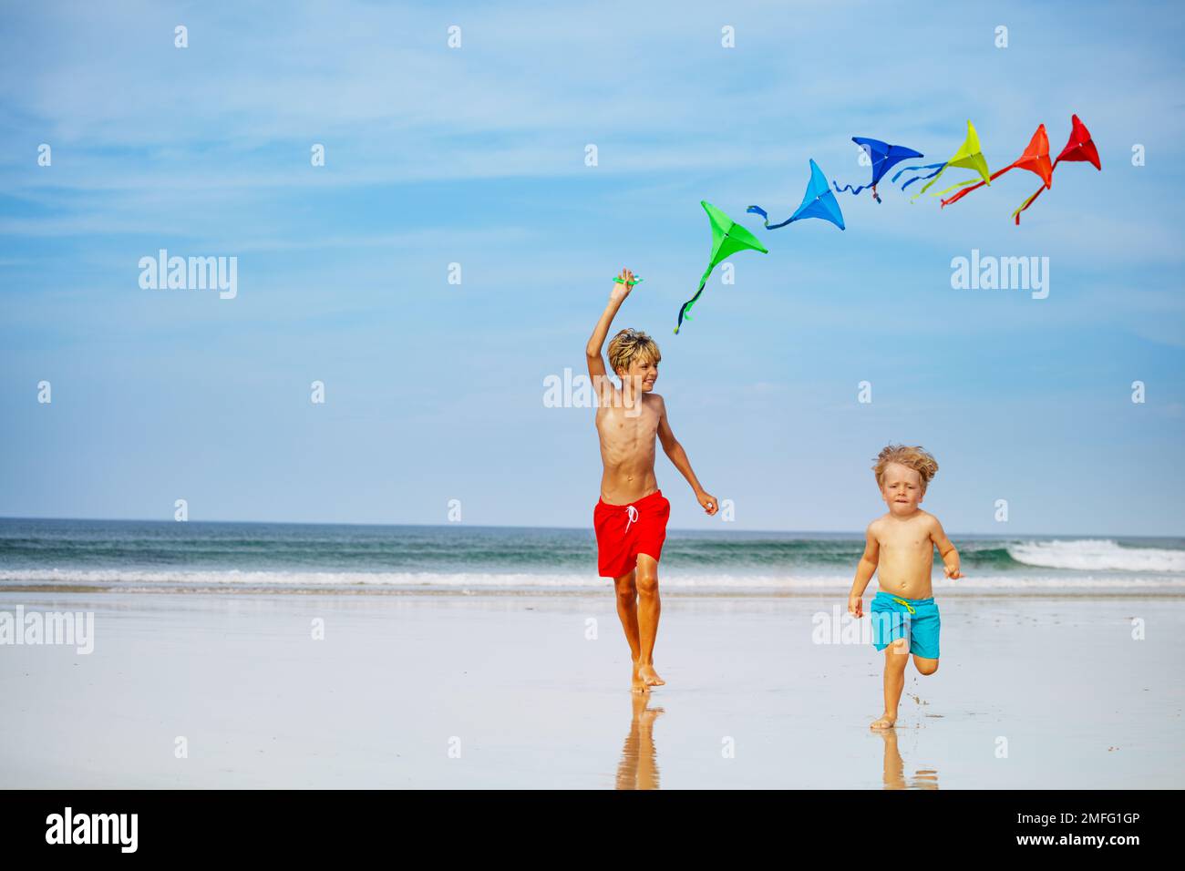 Flying kite friends hi-res stock photography and images - Alamy