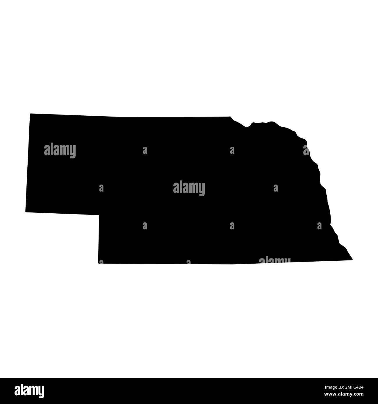 Nebraska territory map Black and White Stock Photos & Images - Alamy