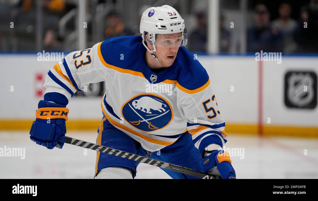 Buffalo Sabres' Jeff Skinner in action during the third period of an ...