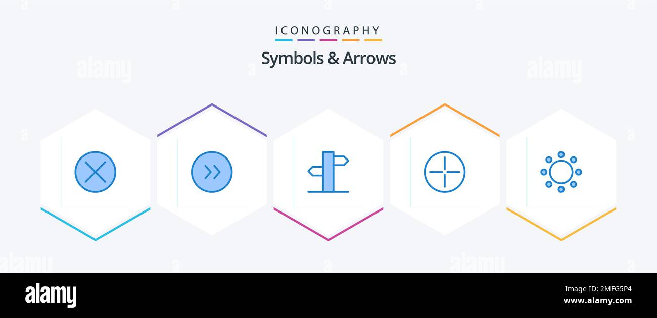 Symbols and Arrows 25 Blue icon pack including symbolism. commitment ...
