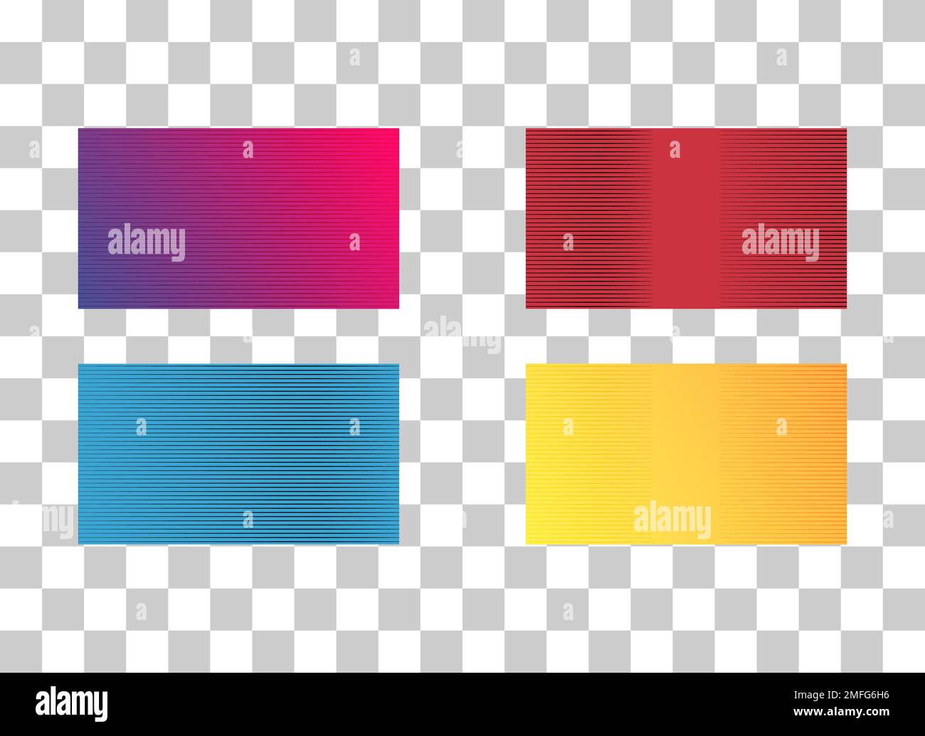Set Of Graphic Web Background Horizontal Line Template Pattern Cover