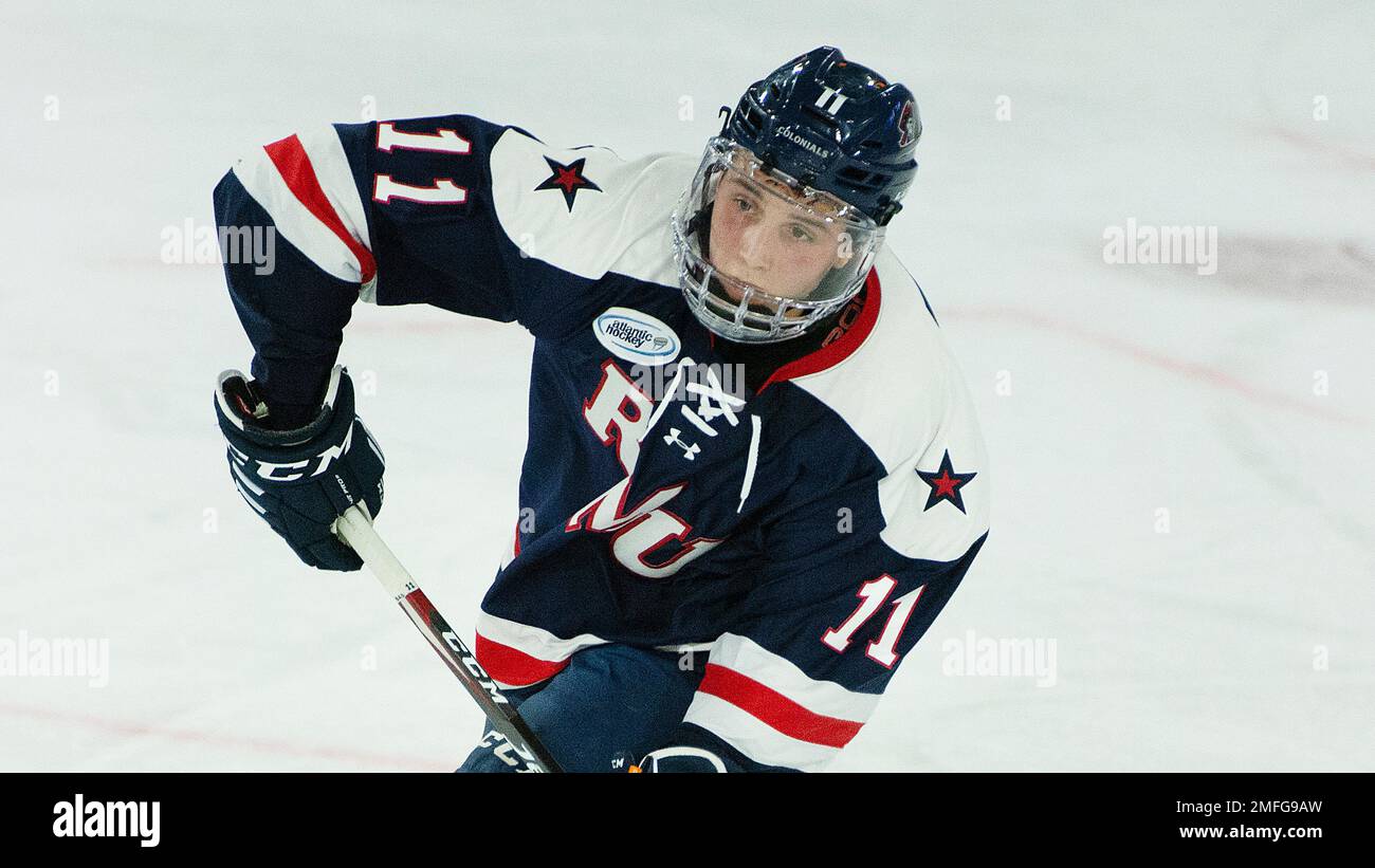 Brian Kramer during an NCAA hockey game on Friday, Dec. 4, 2020, in Air ...