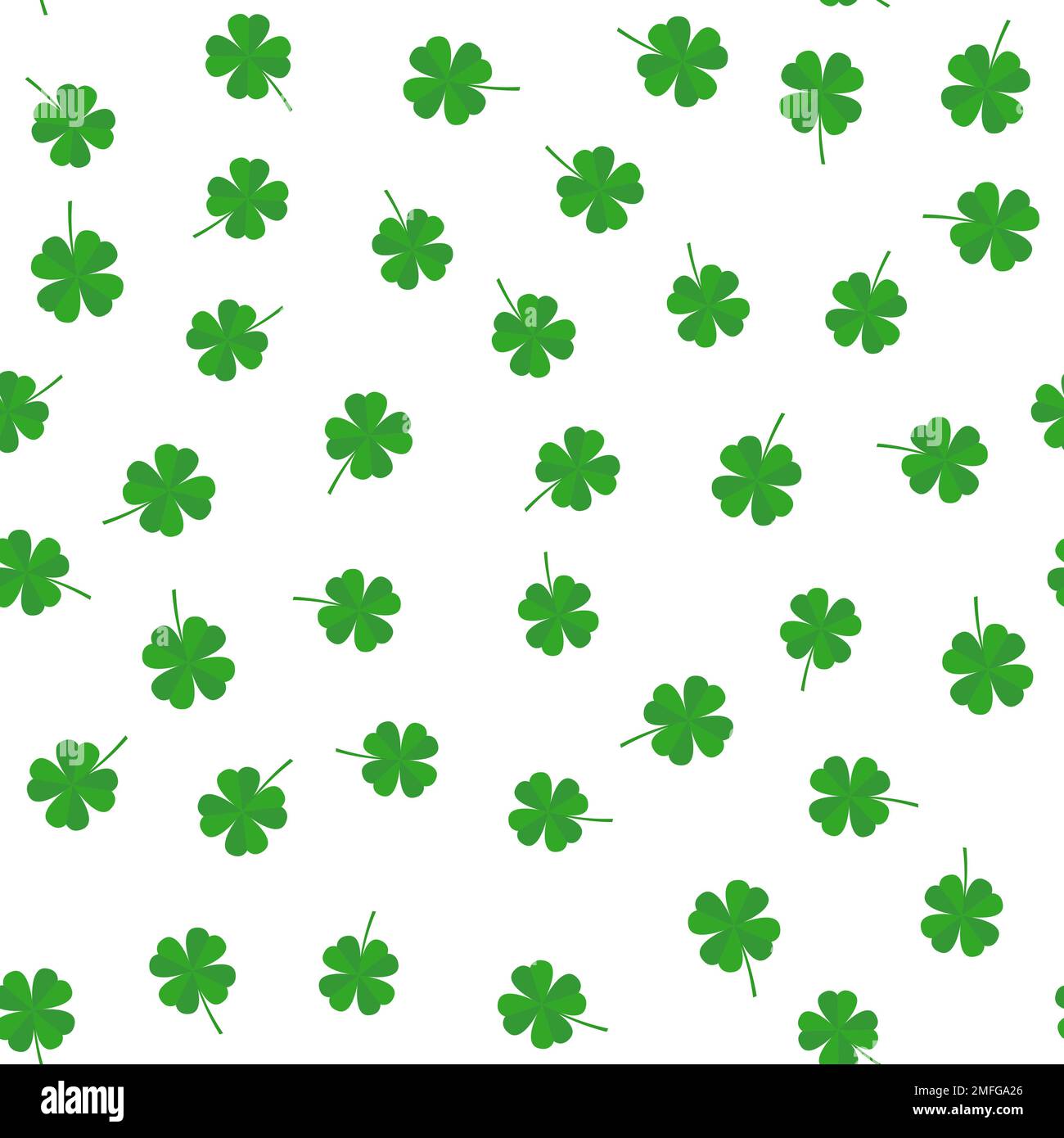 Clover leaf seamless pattern. Vector illustration Stock Vector Image ...