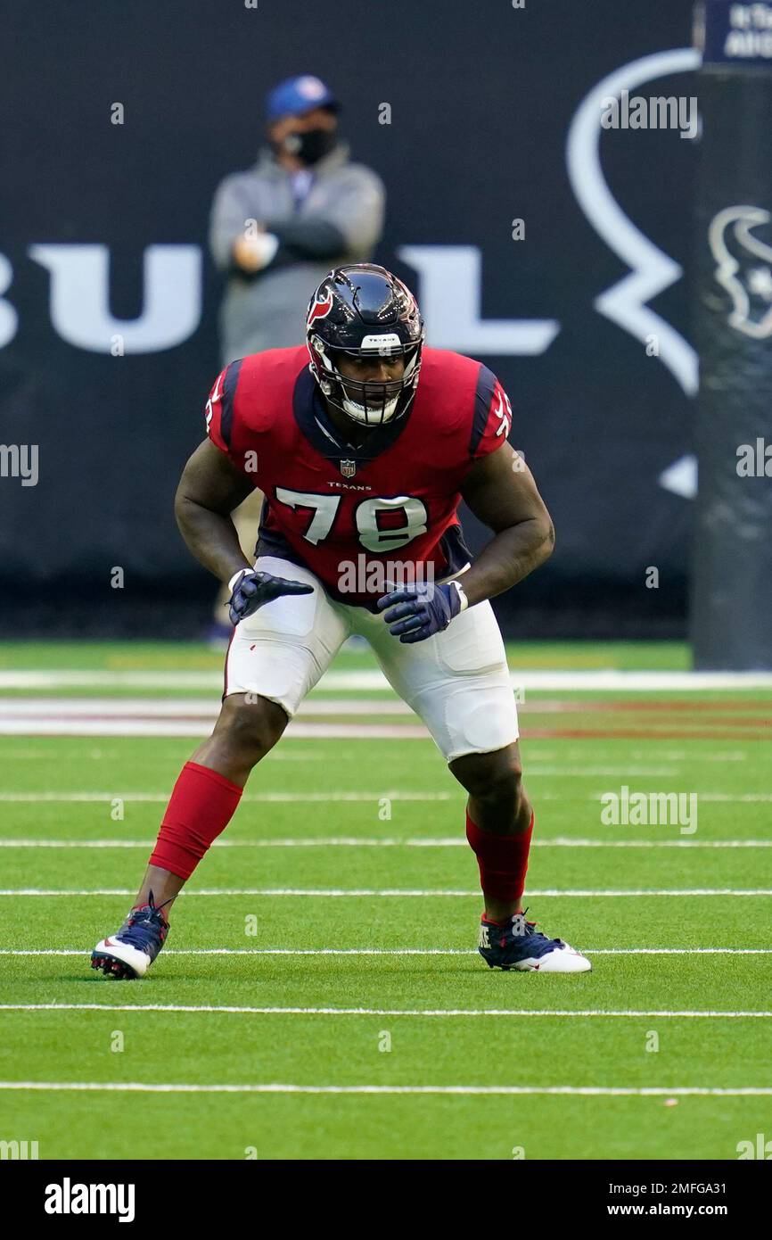 Houston Texans offensive lineman Laremy Tunsil (78) looks to block ...