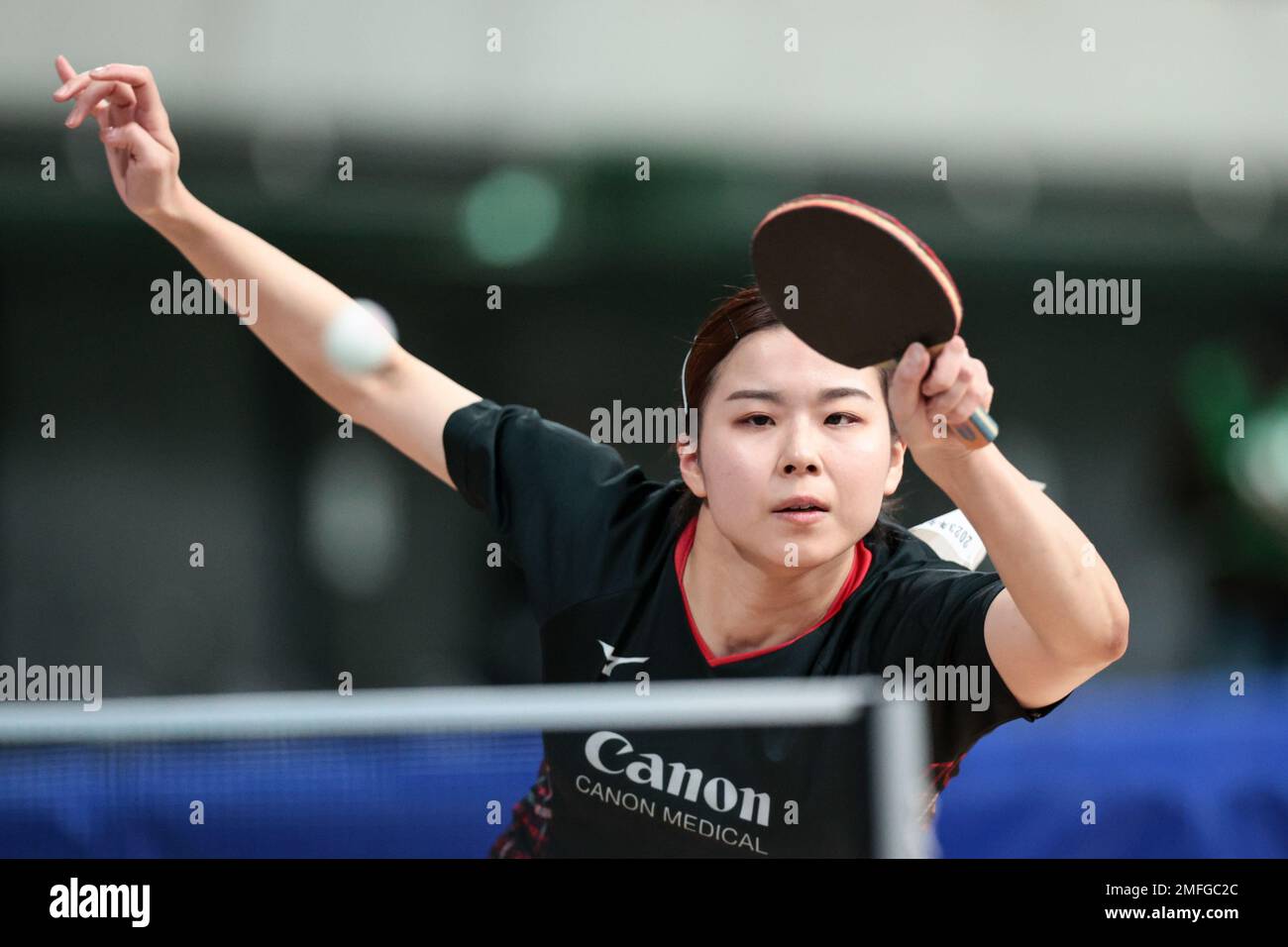 Tokyo, Japan. 25th Jan, 2023. Megumi Hayashi Table Tennis : All Japan ...