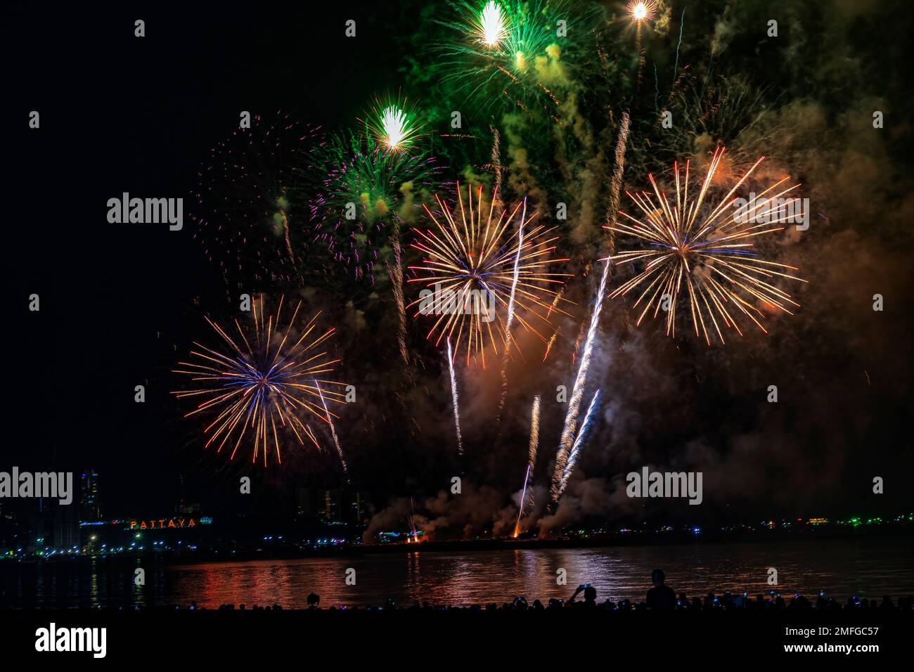 International, fireworks, display, Pattaya, Chonburi, Thailand ...