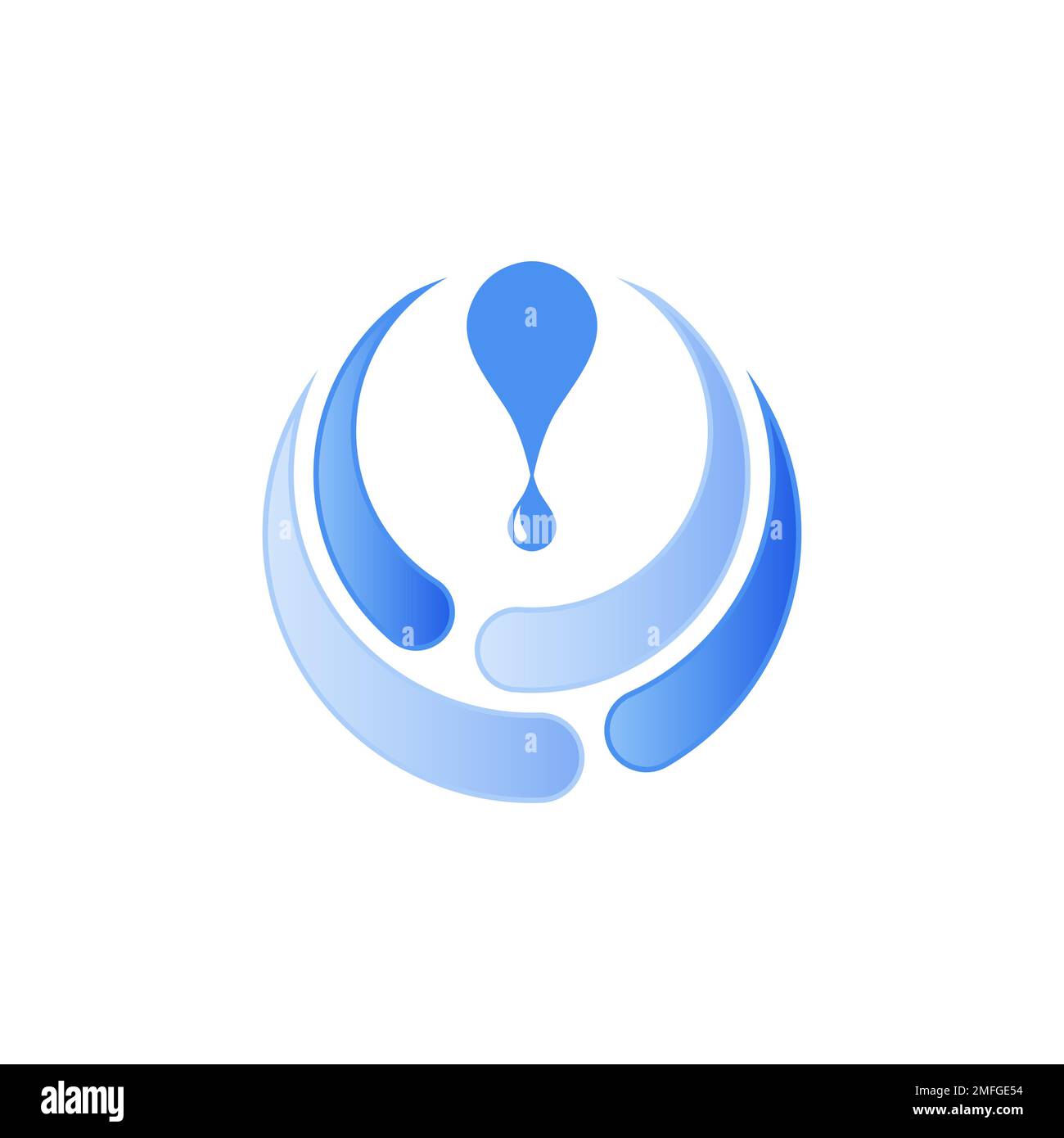 Raindrop logo template hi-res stock photography and images - Alamy