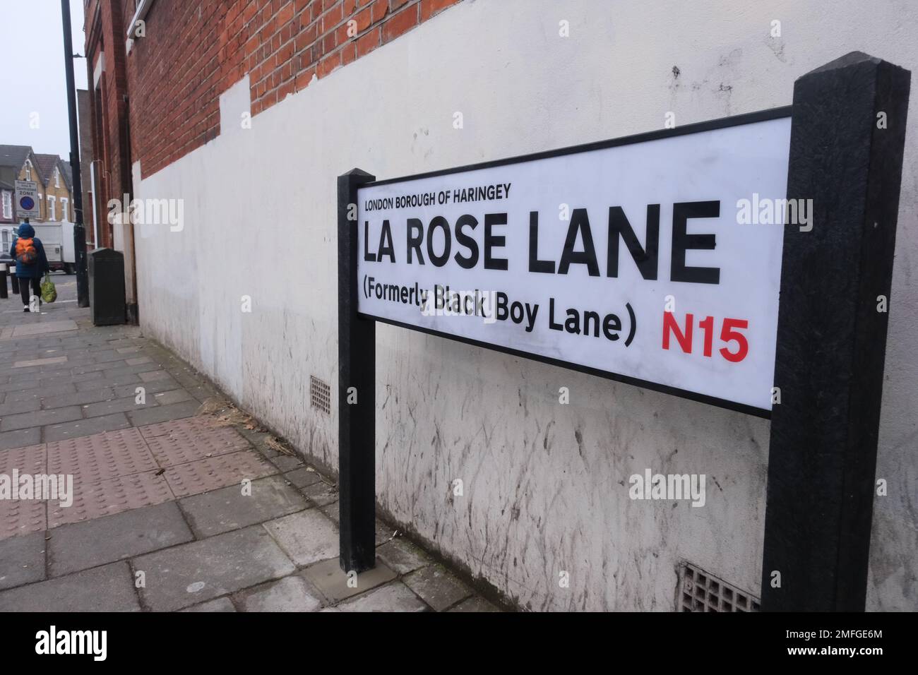 La Rose Lane, Tottenham, London, UK. 25th Jan 2023. La Rose Lane ...