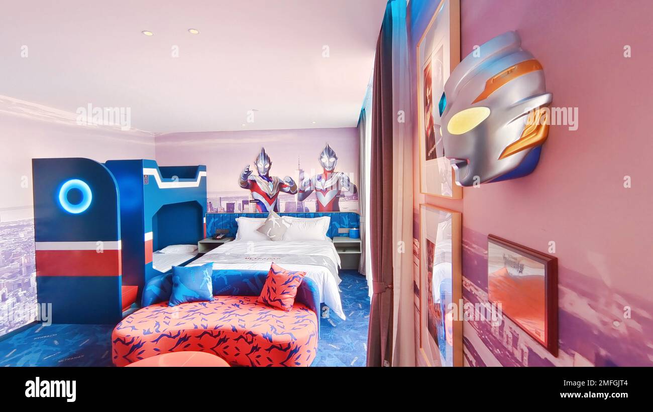 SHANGHAI, CHINA - JANUARY 20, 2023 - China's first Ultraman themed hotel is seen at Haichang ...