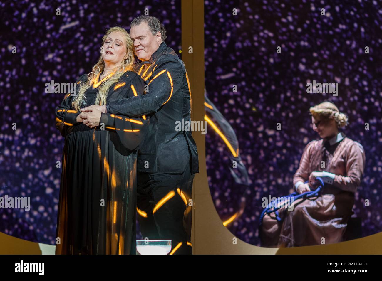 PRODUCTION - 23 January 2023, Brandenburg, Cottbus: Bryan Register ...
