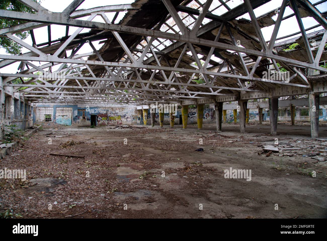 Abandoned old factory in eastern europe hi-res stock photography and ...