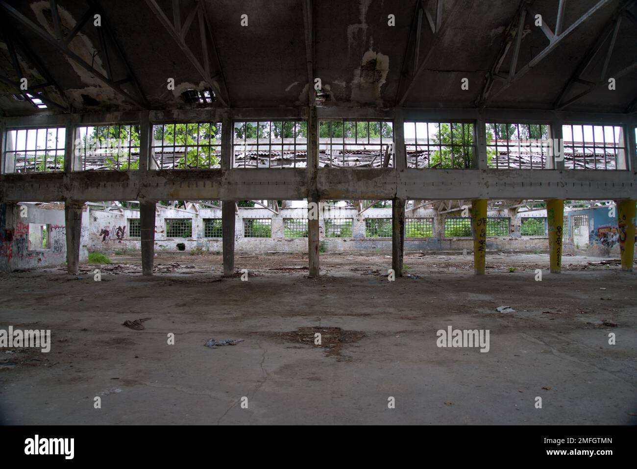 Abandoned old factory in eastern europe hi-res stock photography and ...