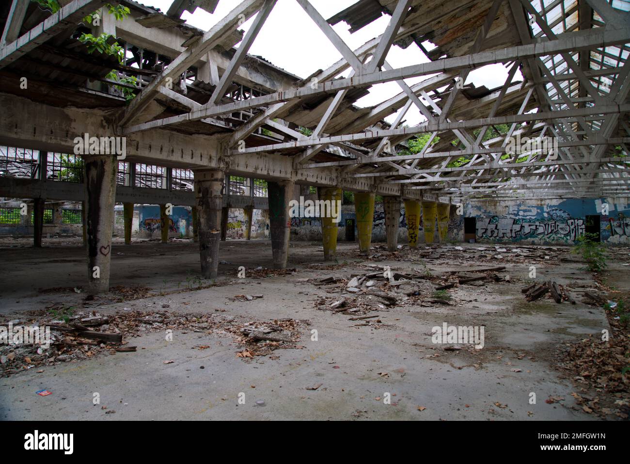 Abandoned old factory in eastern europe hi-res stock photography and ...
